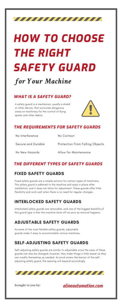 HOW TO CHOOSE THE RIGHT SAFETY GUARD FOR YOUR MACHINE - A-Line Automation